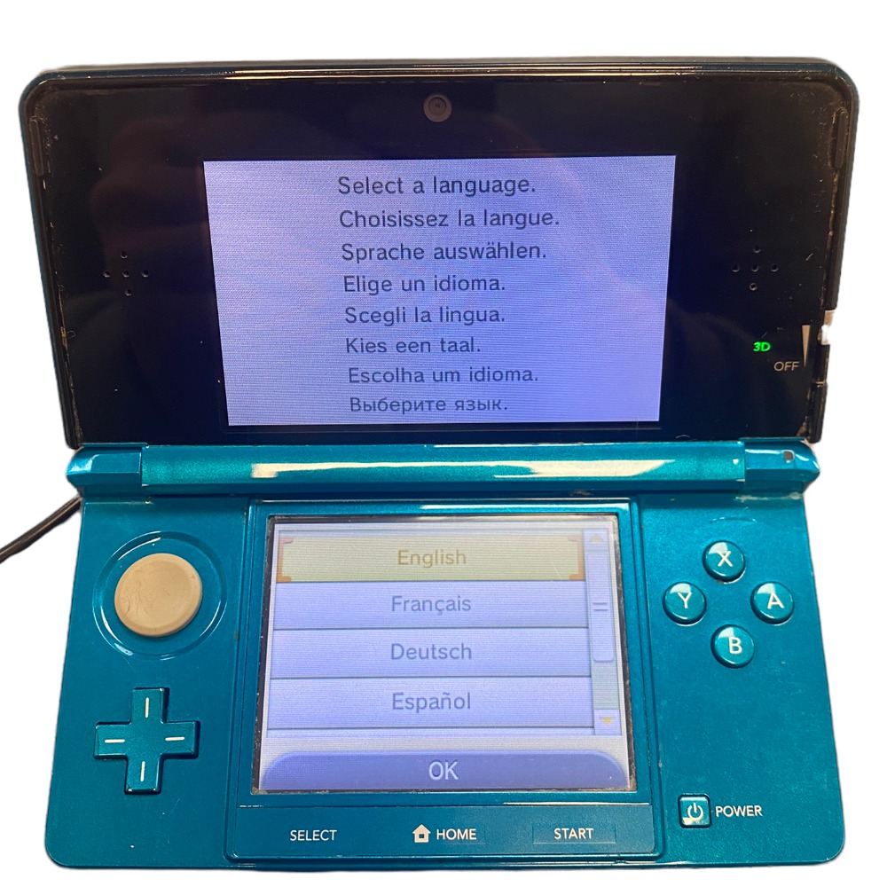 Pre-owned Nintendo 3DS Aqua Blue - Own4Less